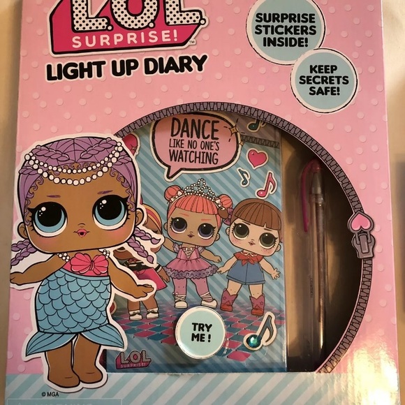Lol | Toys | Lol Surprise Lol Craft Light Up Diary Handbag | Poshmark